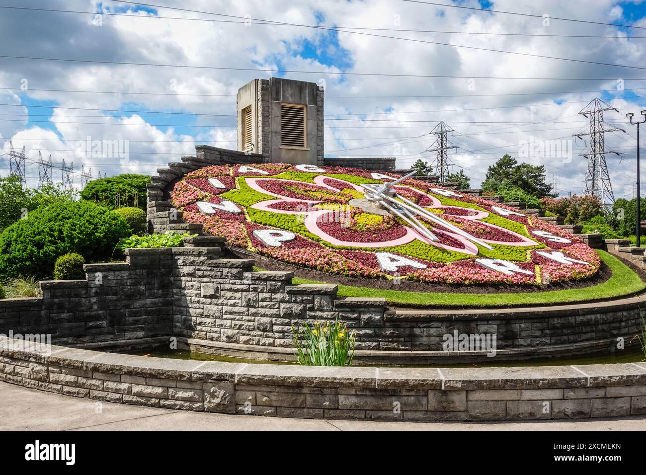 2024 niagara flower clock hi-res stock photography and images - Alamy