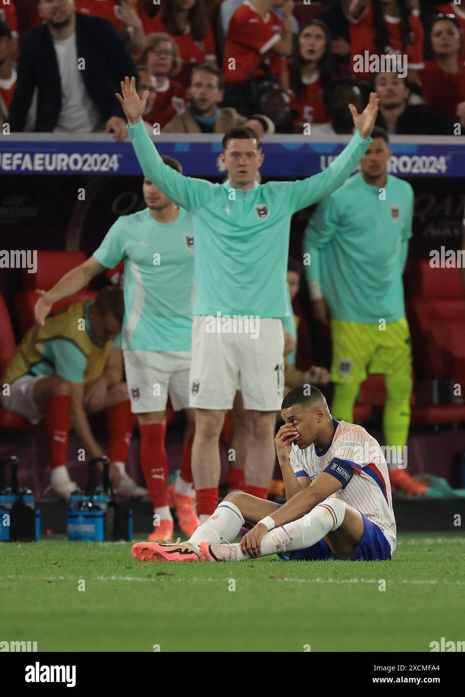 Kylian mbappe nose austria france 2024 hi-res stock photography and ...