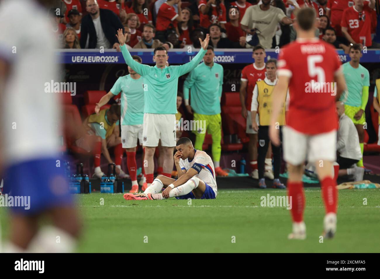 Kylian mbappe nose austria france 2024 hi-res stock photography and ...