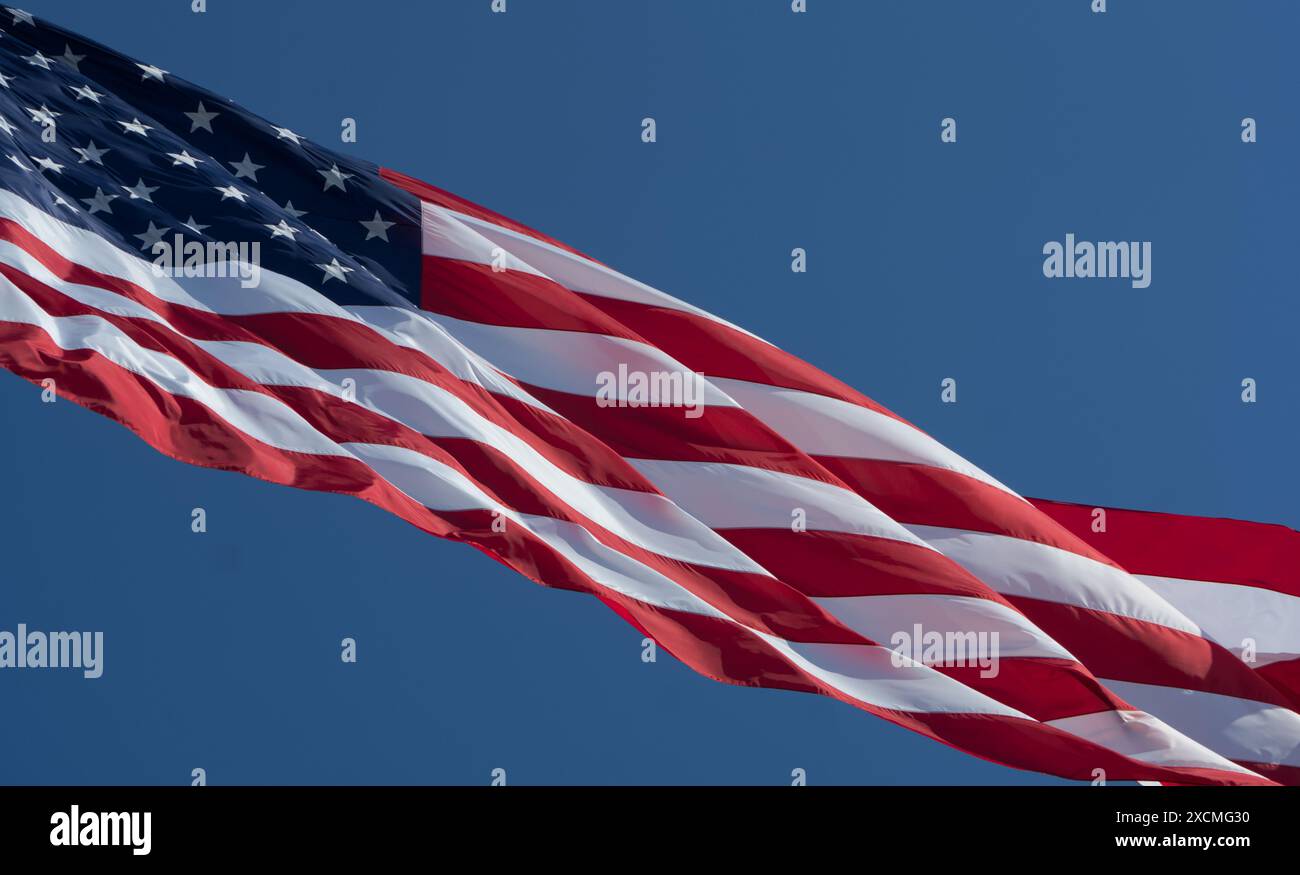 Sandusky, Ohio, USA / June 13th 2024 - The American Flag at the ...