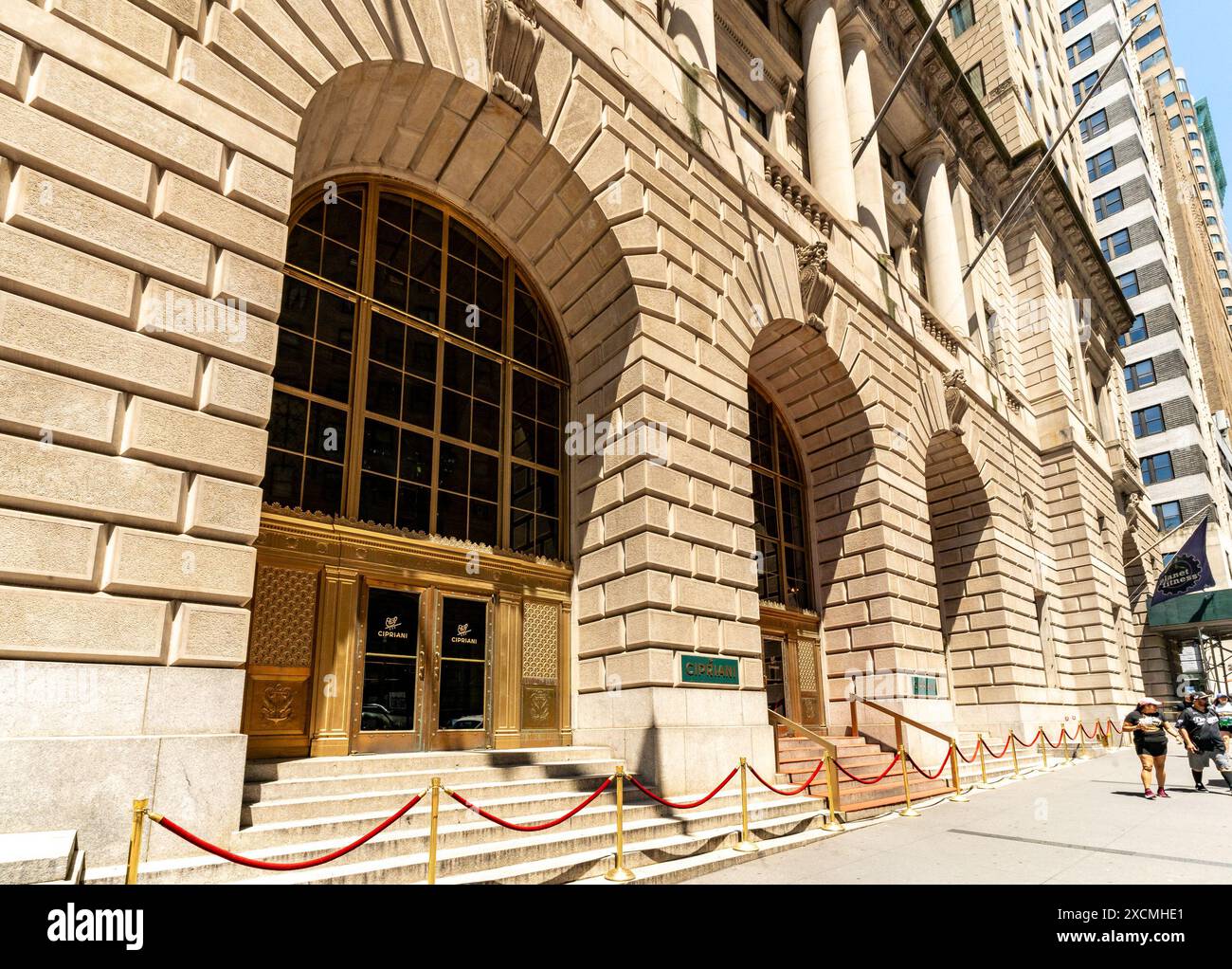 New York, NY – US – June 7, 2024 The Cunard Building, a majestic 22 ...