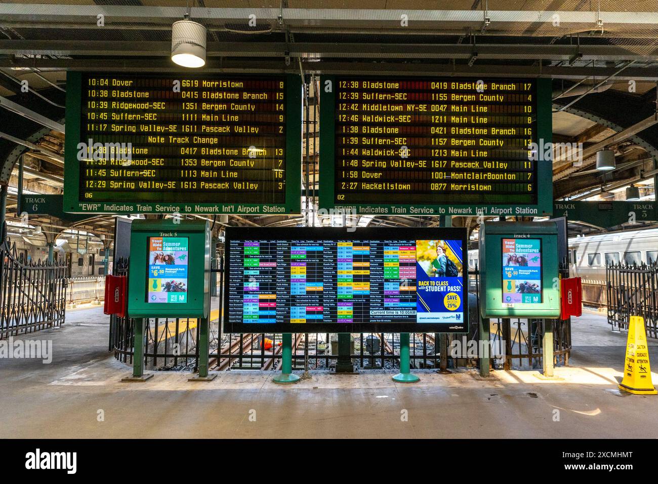 Hoboken, NJ - US - June 7, 2024 Landscape view of the Passenger ...