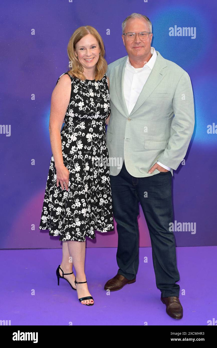 Rome, Italy. 17th June, 2024. Mark Nielsen (r) and wife (l) attend the ...