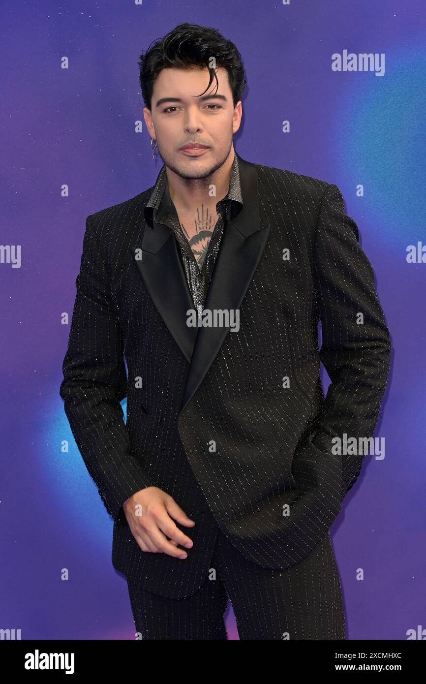 Rome, Italy. 17th June, 2024. Stash attends the purple carpet of the ...