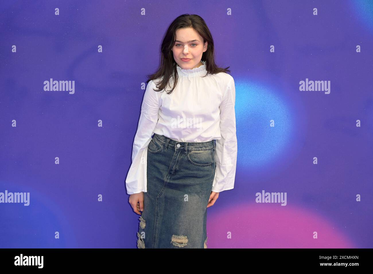 Rome, Italy. 17th June, 2024. Sara Ciocca attends the purple carpet of ...