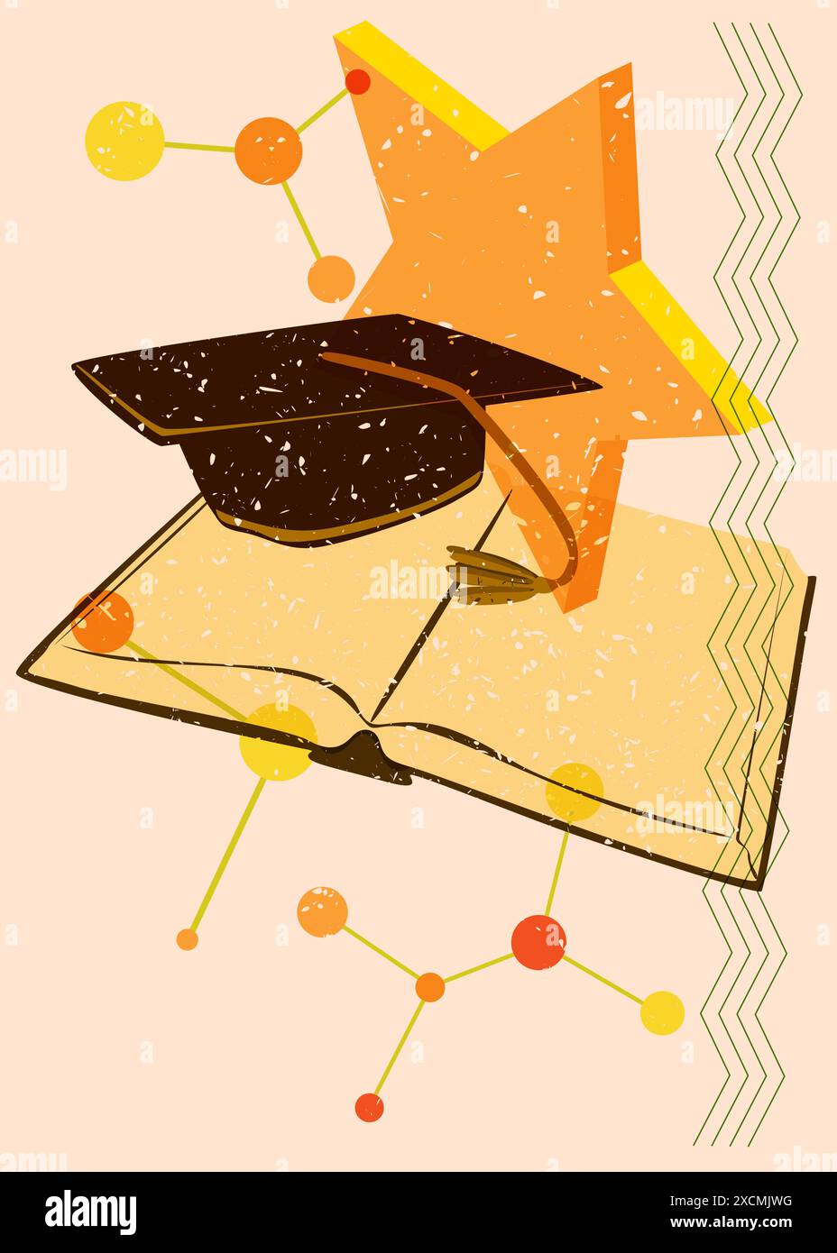 Graduation collage Stock Vector Images - Alamy