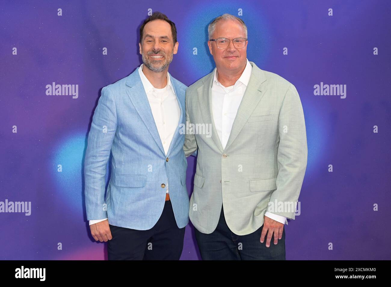 Rome, Italy. 17th June, 2024. Kelsey Mann (l) and Mark Nielsen (l ...