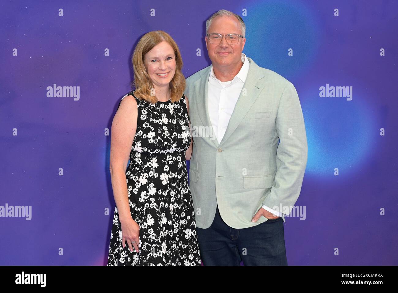 Rome, Italy. 17th June, 2024. Mark Nielsen (r) and wife (l) attend the ...