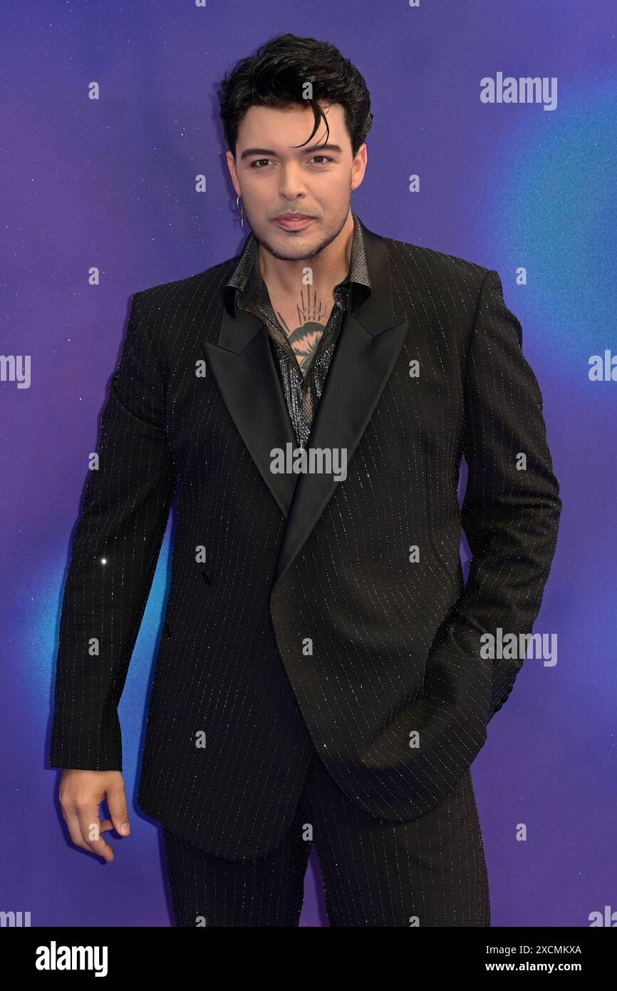 Rome, Italy. 17th June, 2024. Stash attends the purple carpet of the ...