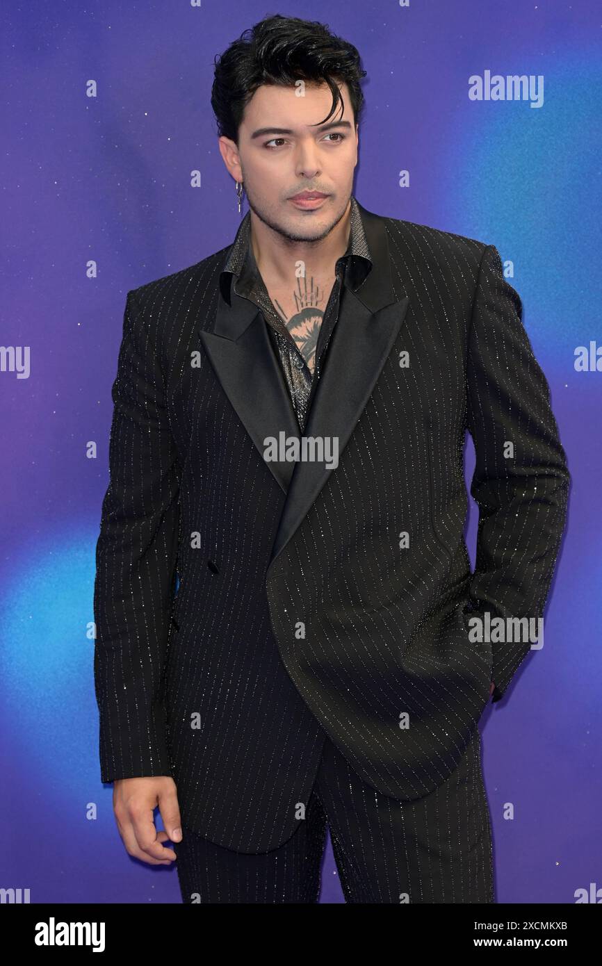 Rome, Italy. 17th June, 2024. Stash attends the purple carpet of the ...