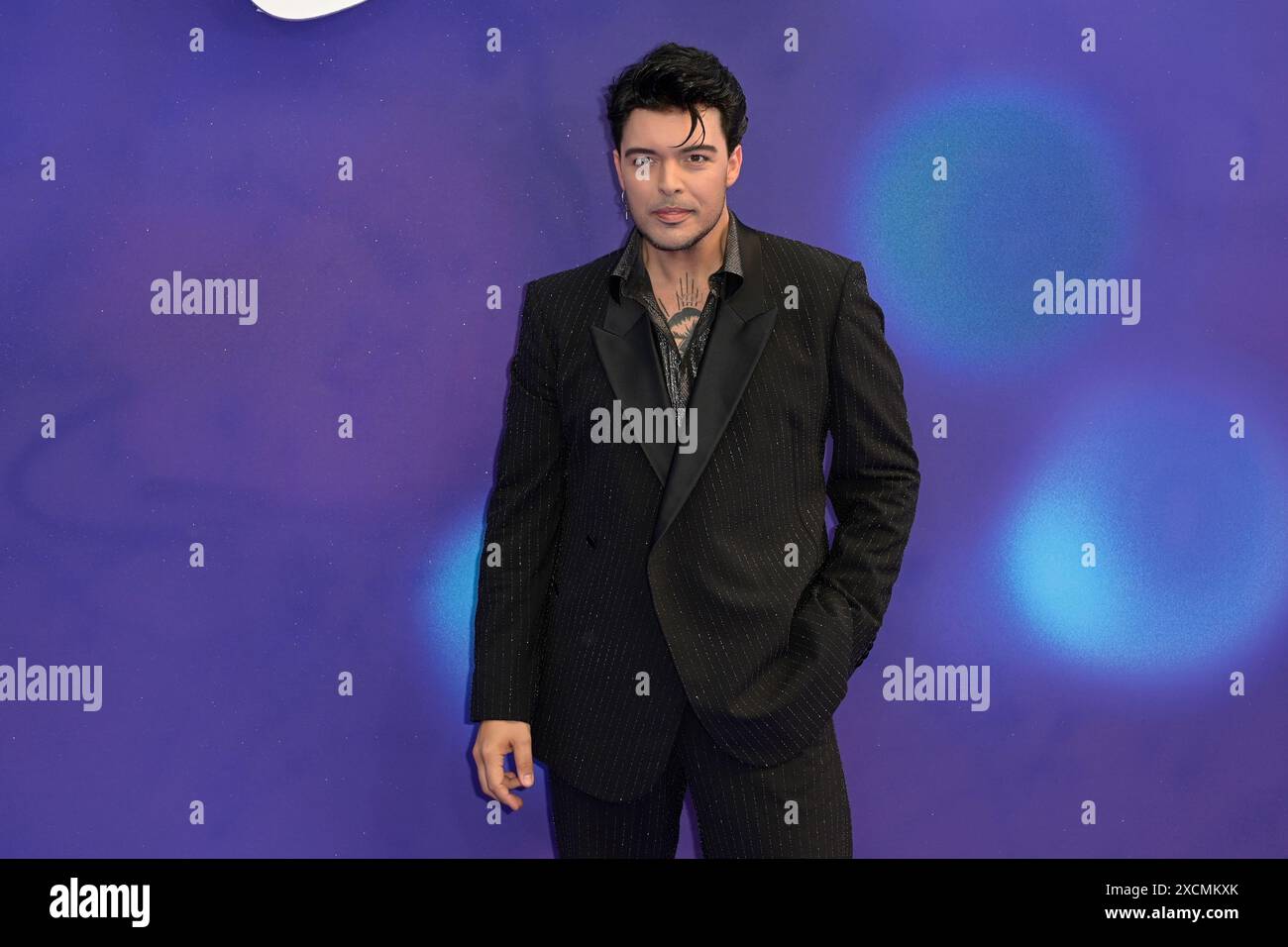 Rome, Italy. 17th June, 2024. Stash attends the purple carpet of the ...