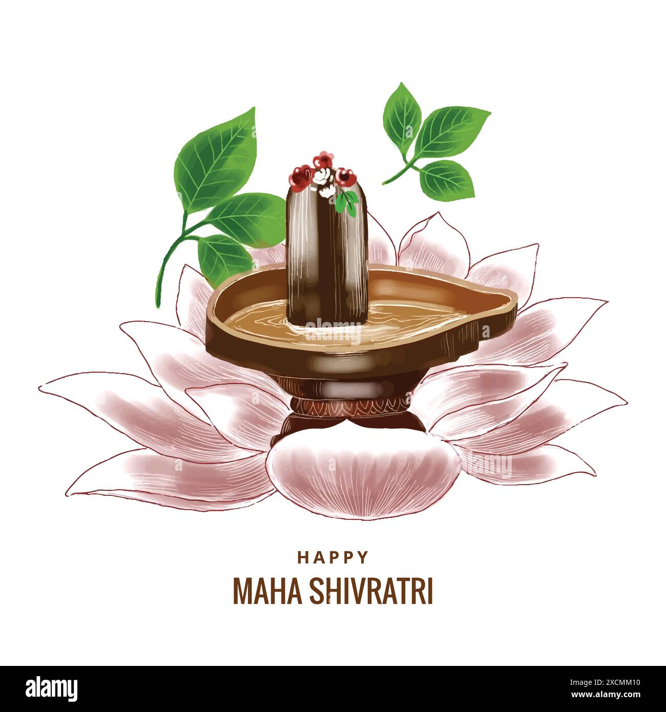 Beautiful realistic lord shiva shivling for maha shivratri festival ...