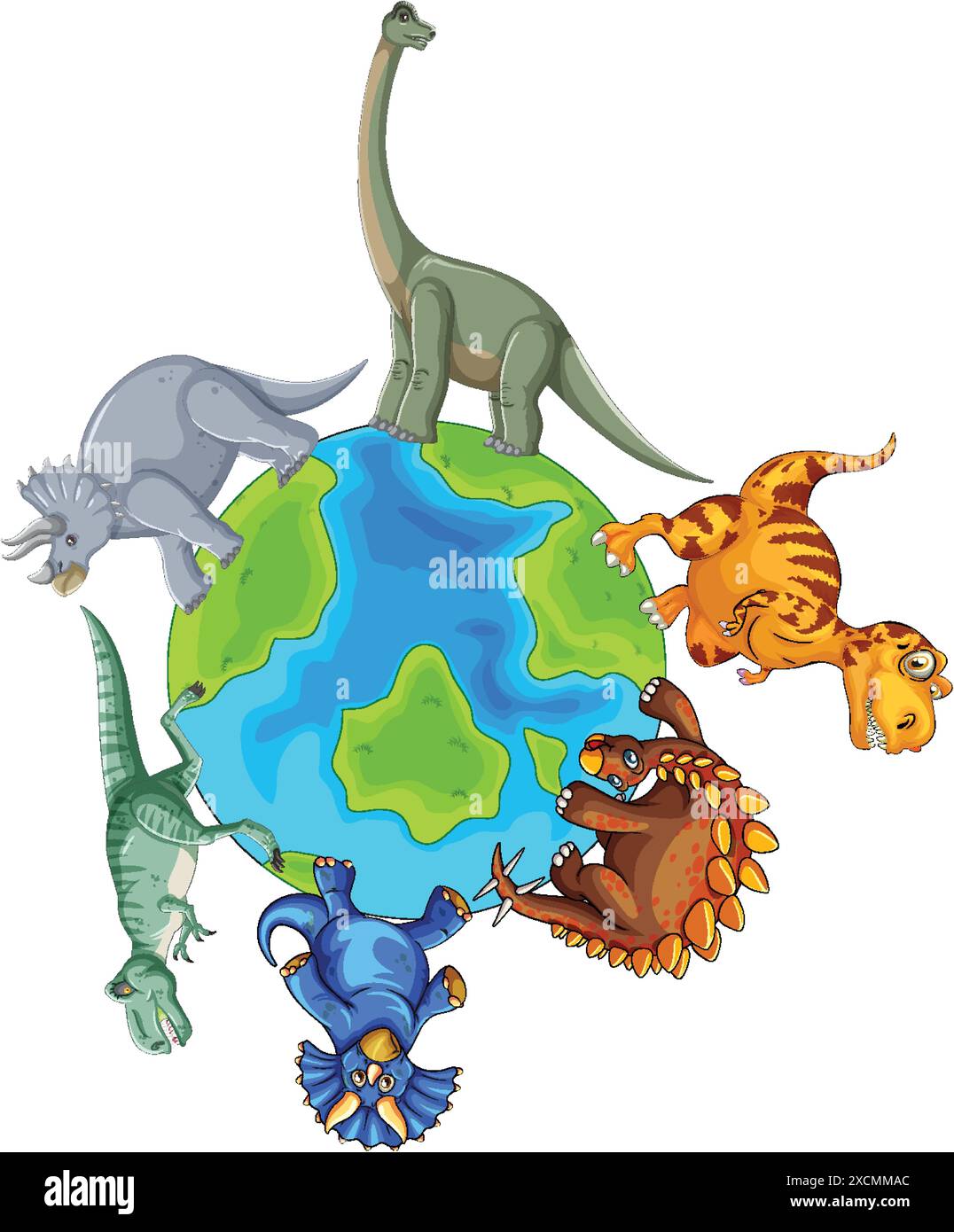 Colorful mesozoic art hi-res stock photography and images - Alamy