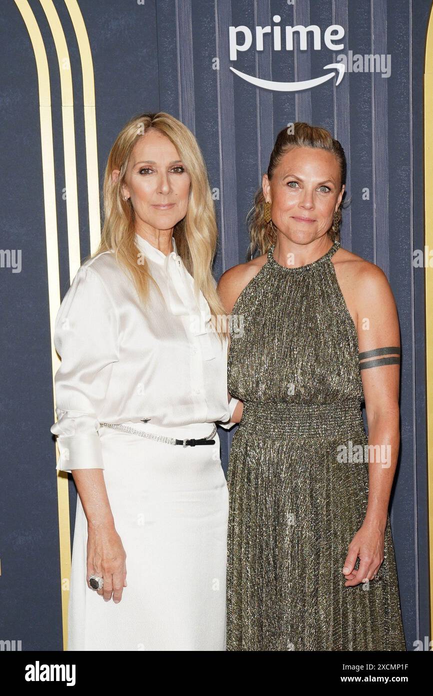 New York, USA. Ny. 17th June, 2024. Celine Dion, Irene Taylor at ...