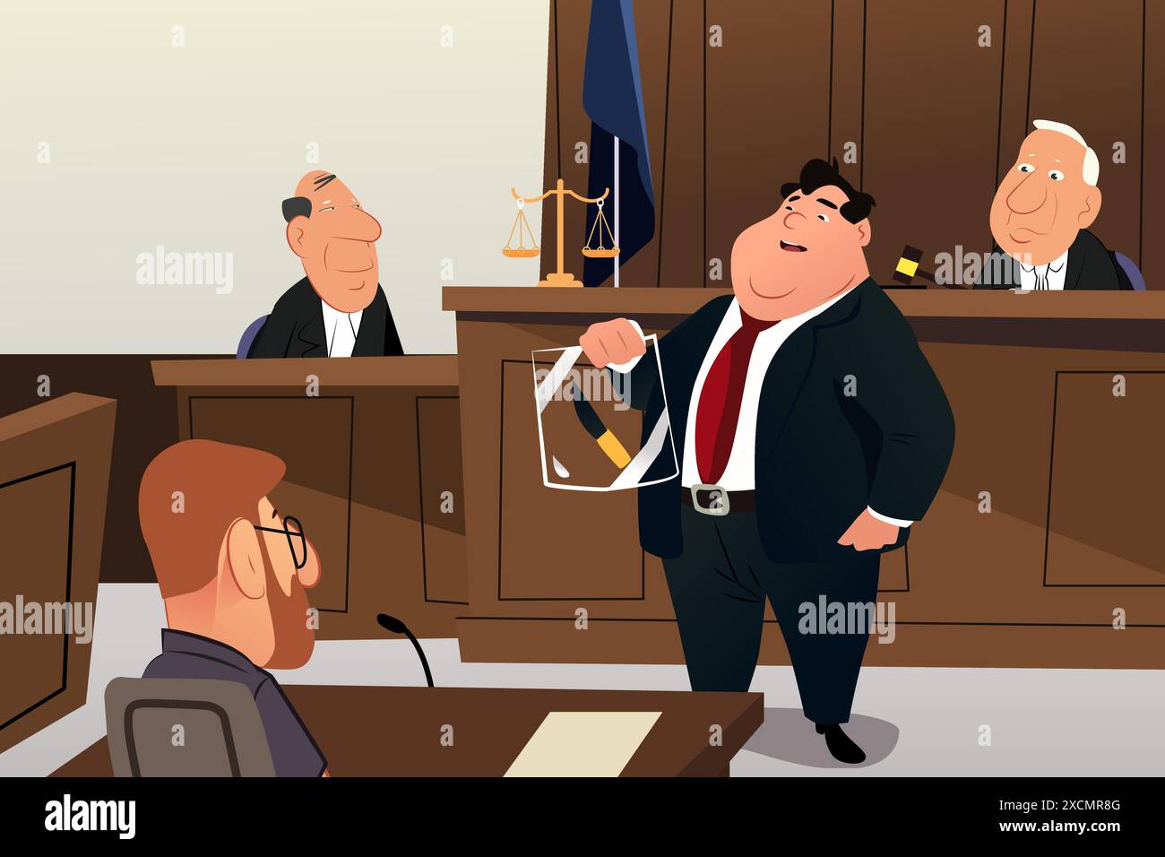 Courtroom vector vectors hi-res stock photography and images - Alamy