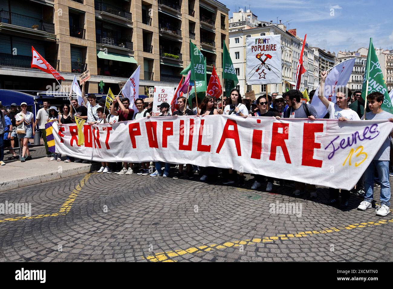 Front populaire flag hi-res stock photography and images - Alamy