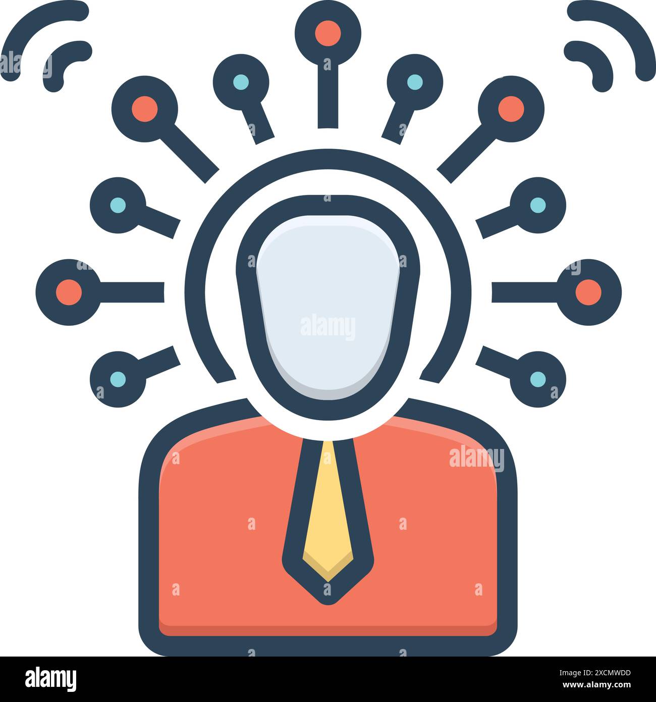 Logo consciousness vector hi-res stock photography and images - Alamy