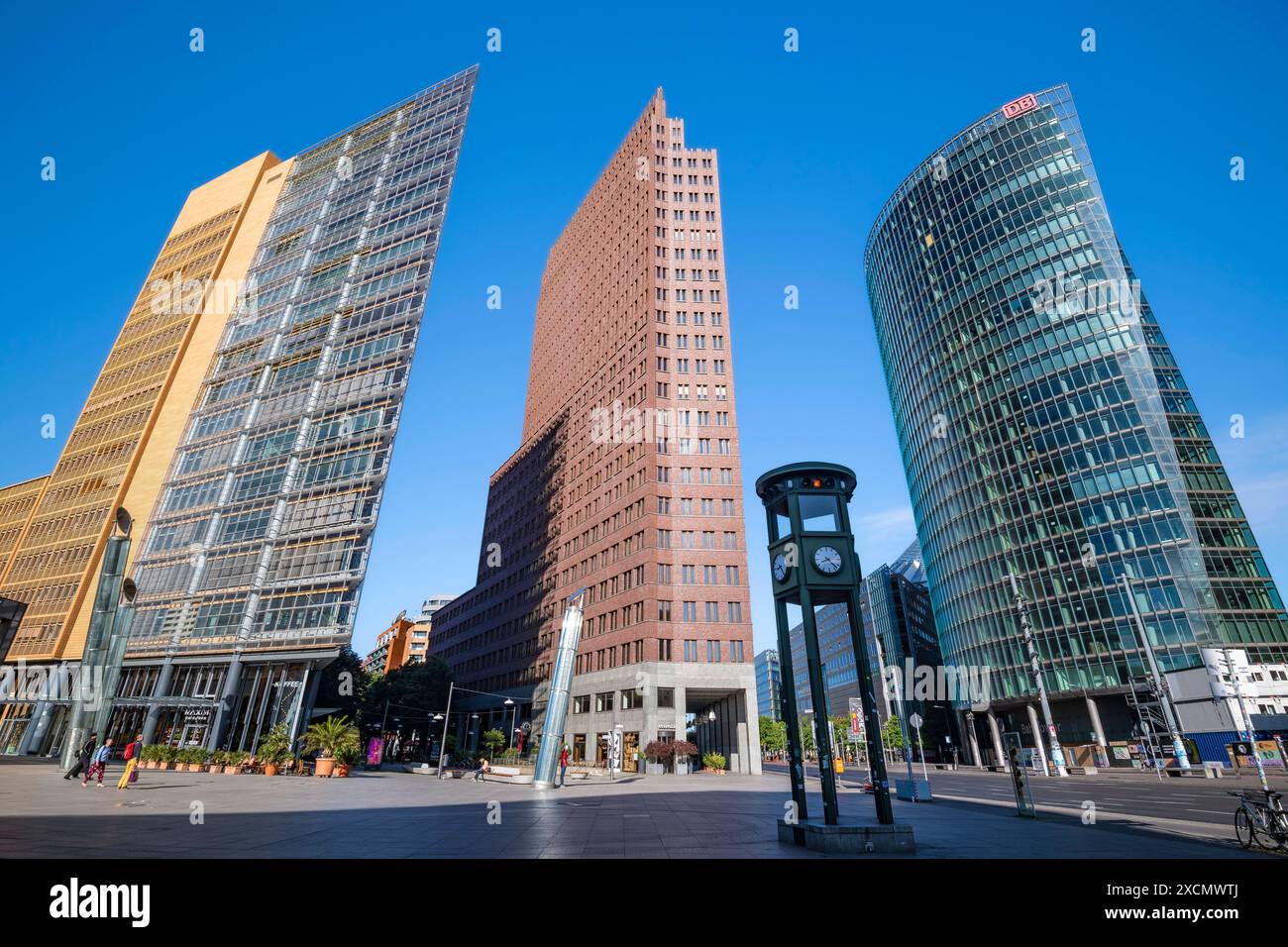Potsdamer Platz , Hochhäuser, Renzo Piano 11, Kollhoff-Tower, Bahntower ...