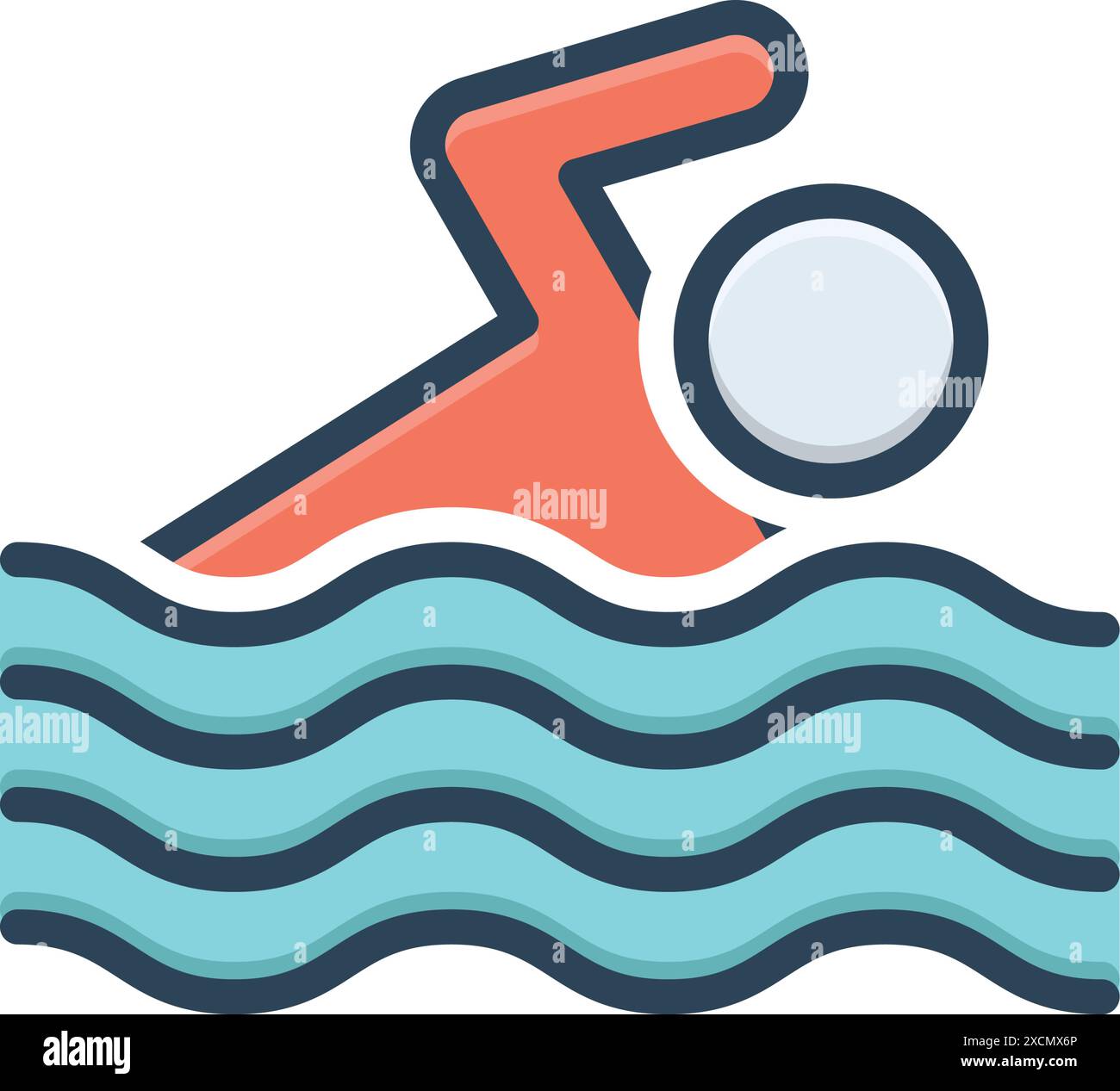 Icon for swim,float away Stock Vector Image & Art - Alamy