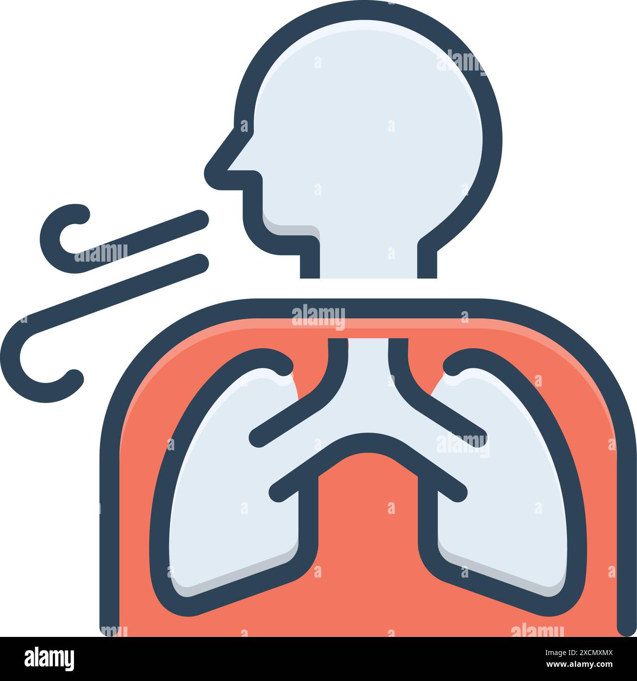 Icon for breathe,inhale Stock Vector Image & Art - Alamy