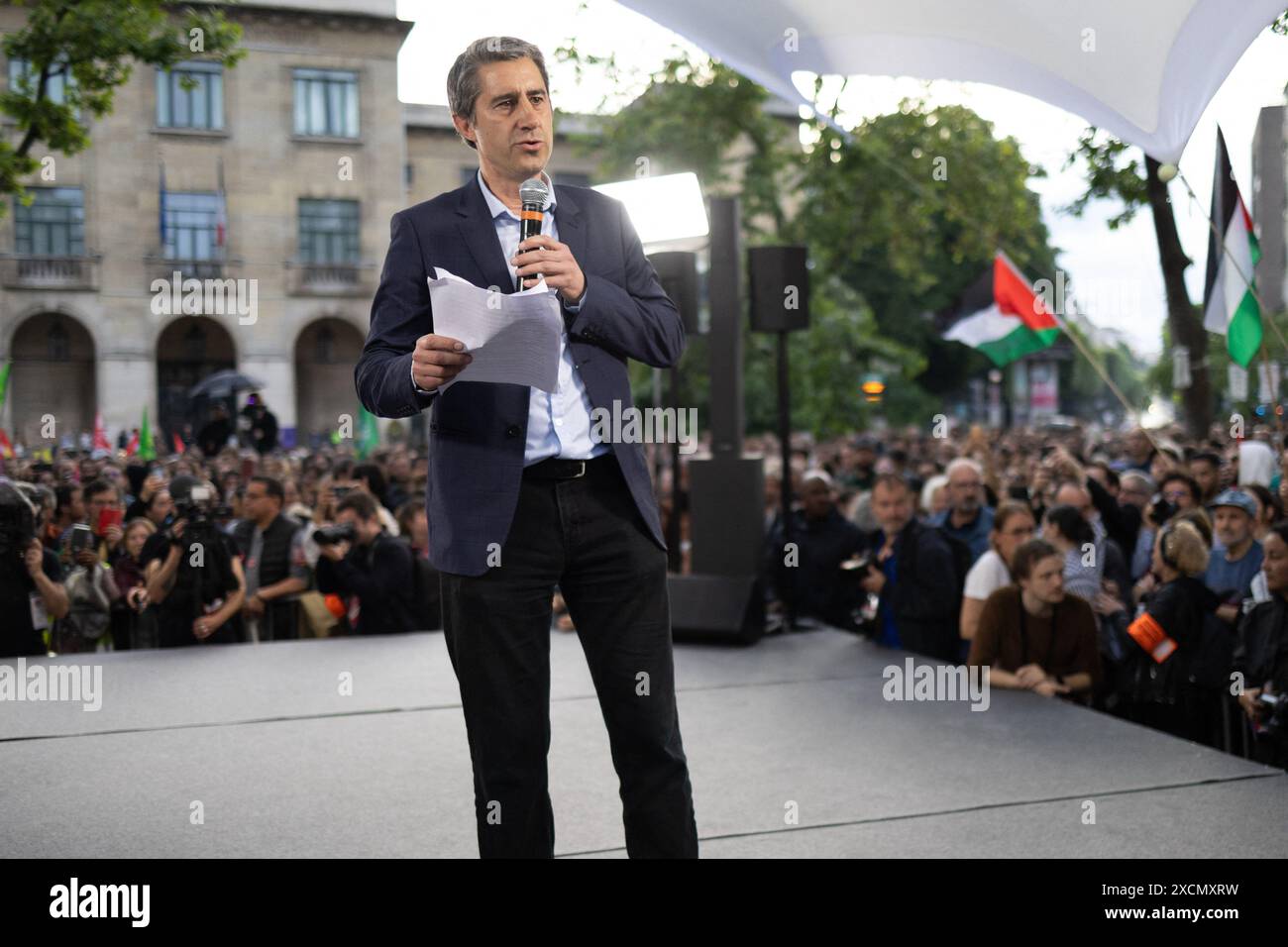 French La France Insoumise (LFI) deputy Francois Ruffin during an open ...