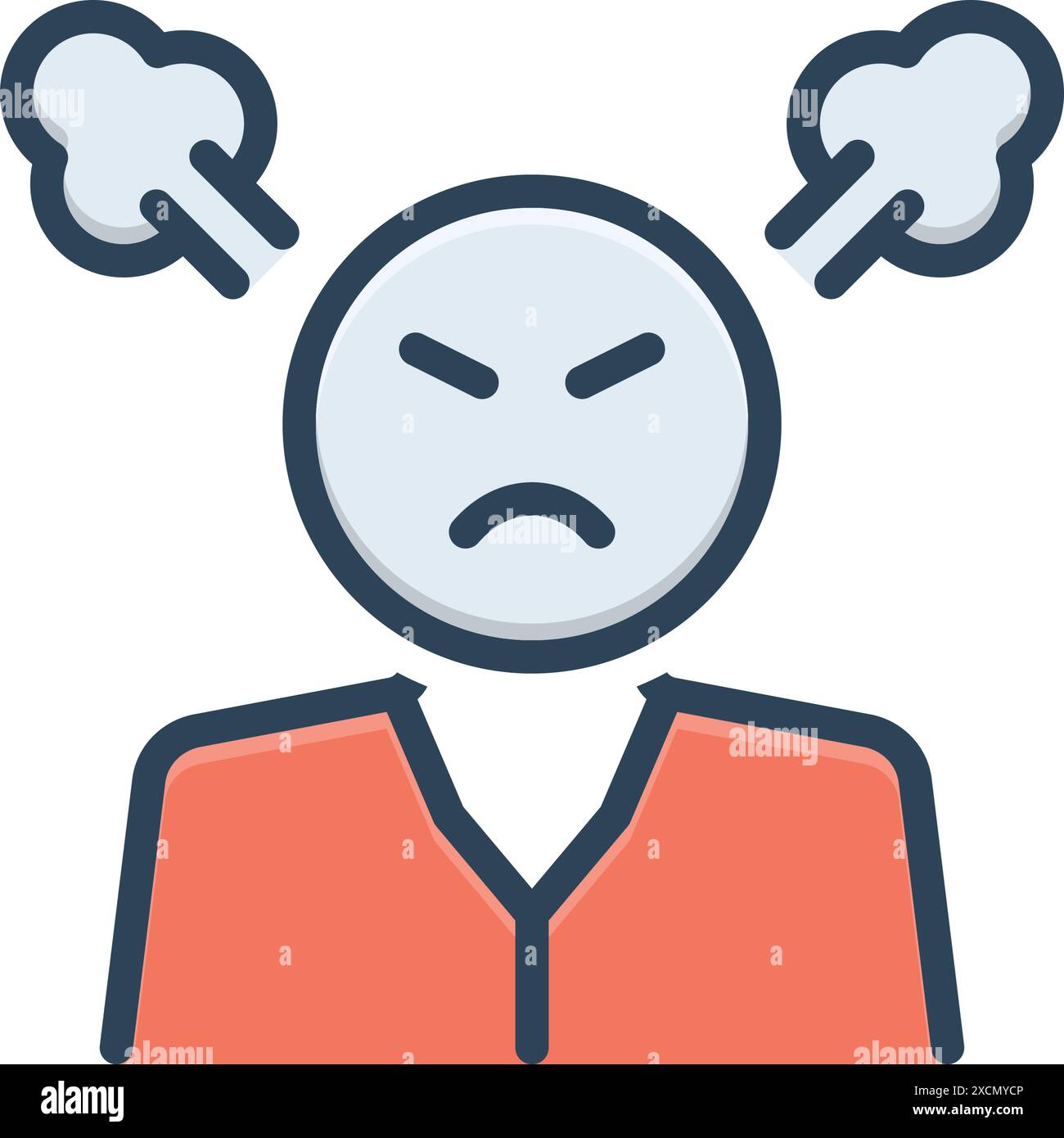 Icon for angry,smoke Stock Vector Image & Art - Alamy