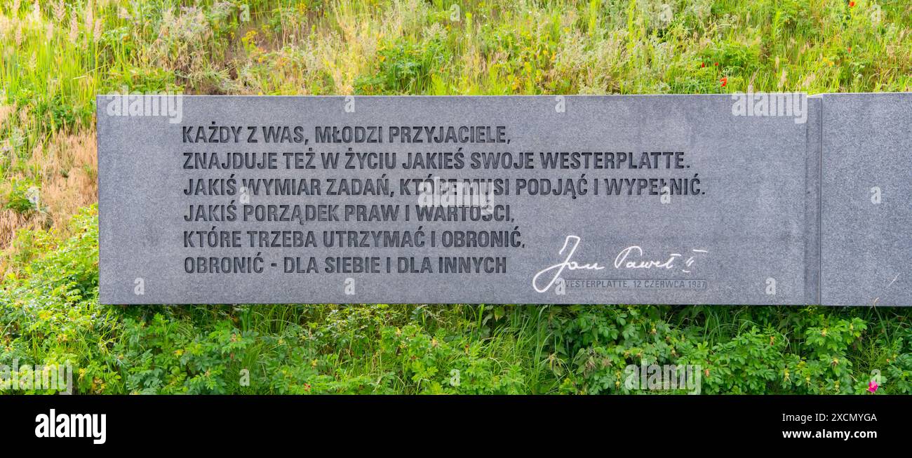 Poland westerplatte war cemetery hi-res stock photography and images ...