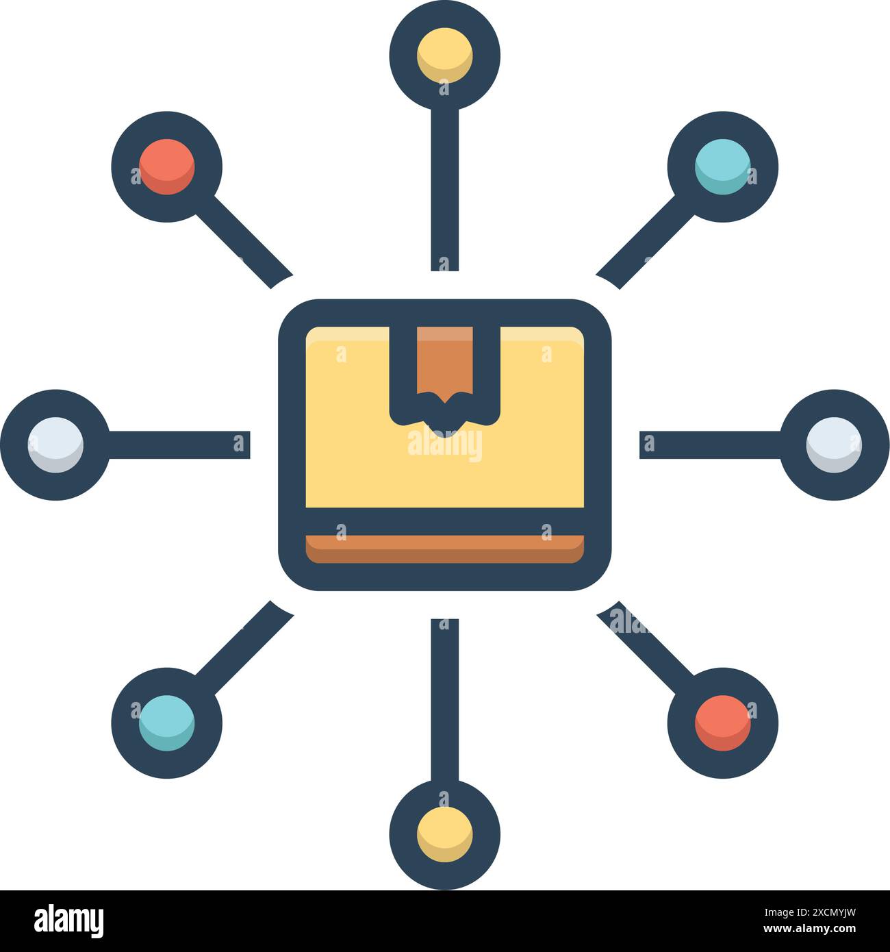 Content distribution vector vectors hi-res stock photography and images ...