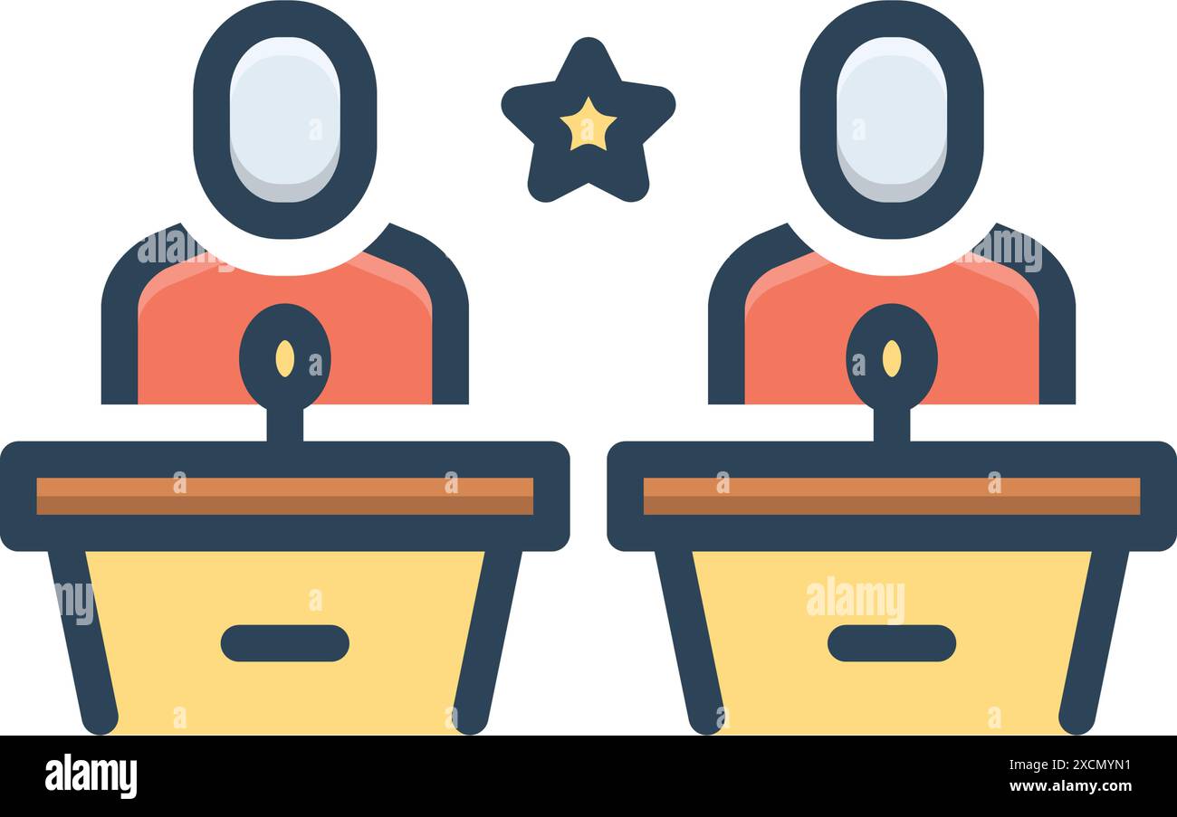 Politician silhouette Cut Out Stock Images & Pictures - Alamy