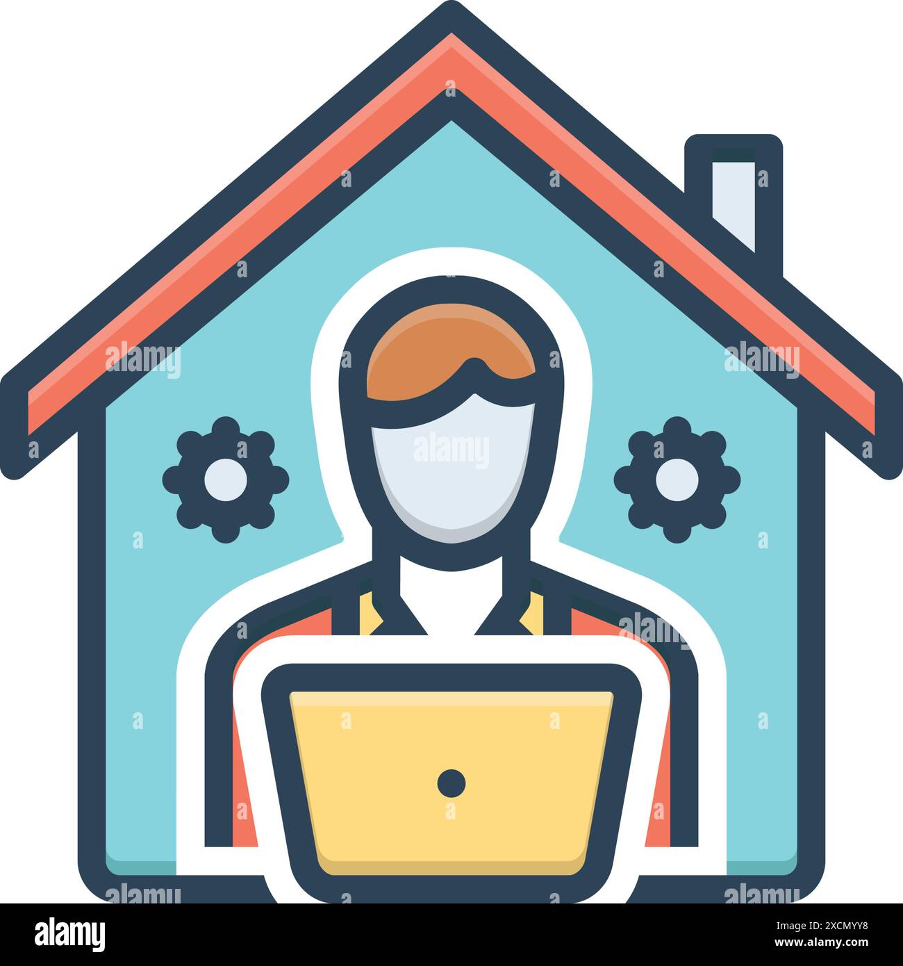 Means home Stock Vector Images - Alamy