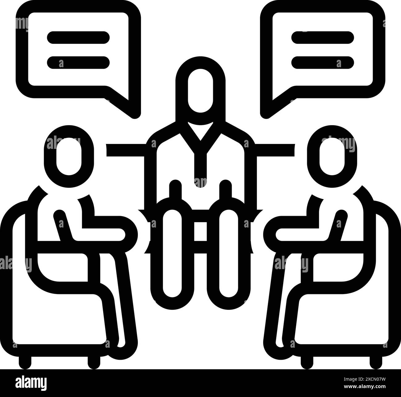 Group talk Cut Out Stock Images & Pictures - Alamy