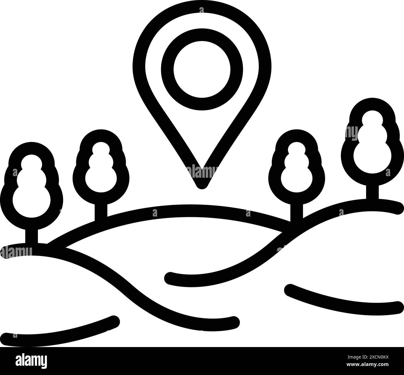 Icon for land, location Stock Vector Image & Art - Alamy