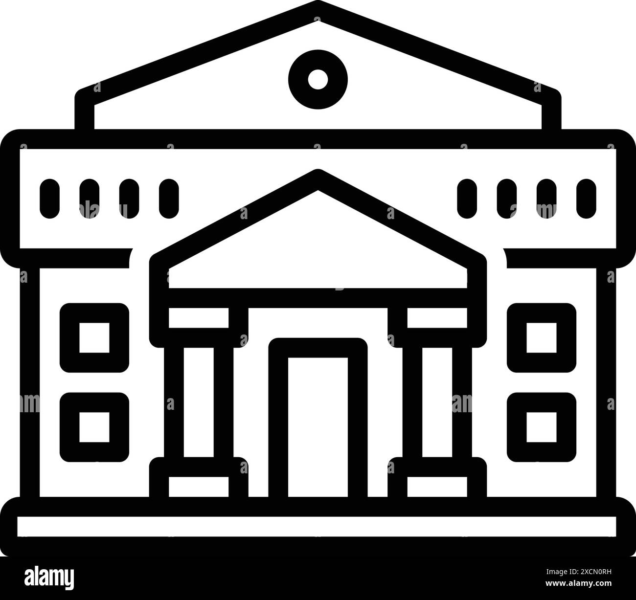 Icon for bank, building Stock Vector Image & Art - Alamy