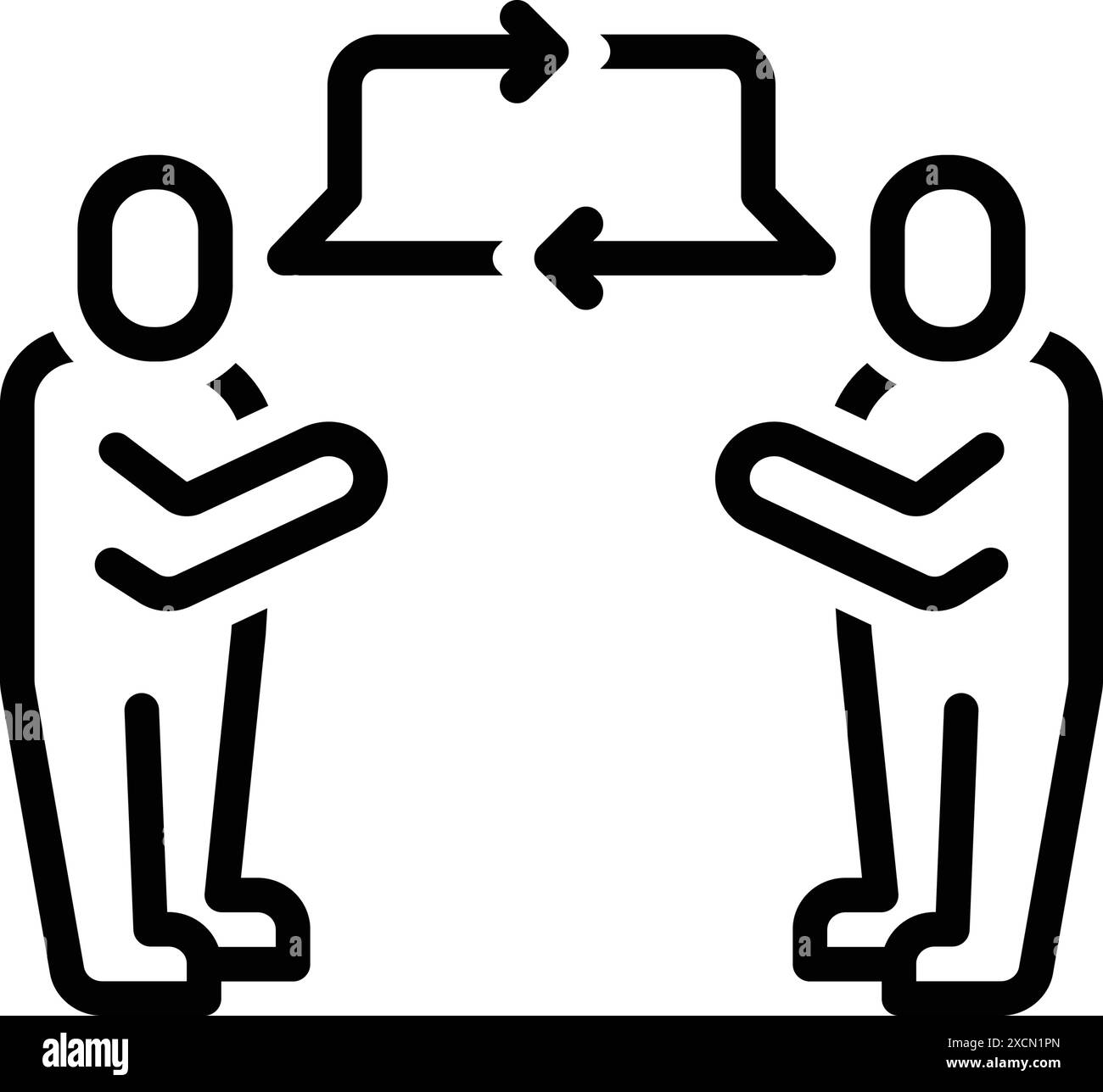 Dialogue negotiation Stock Vector Images - Alamy