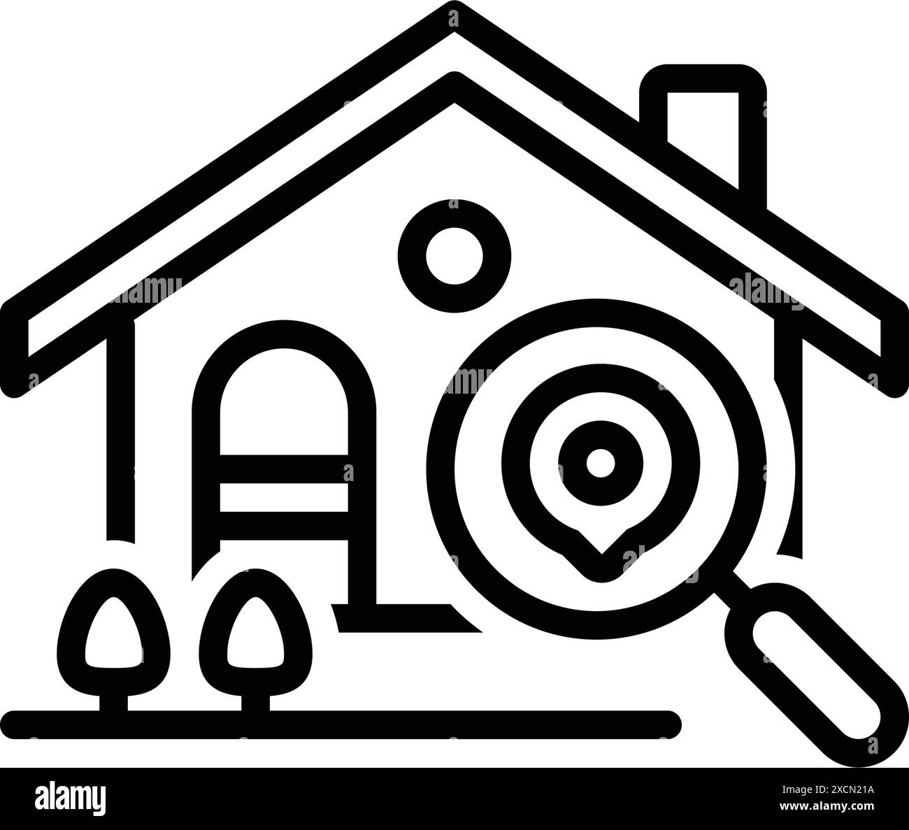 Find home illustration Black and White Stock Photos & Images - Alamy
