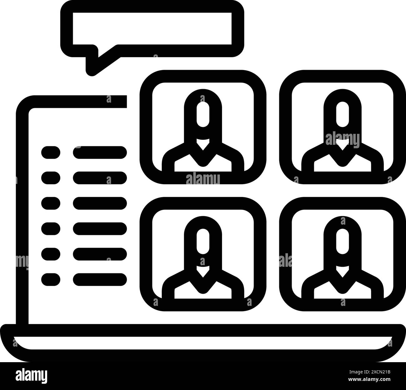 Icon for group chat, group Stock Vector Image & Art - Alamy