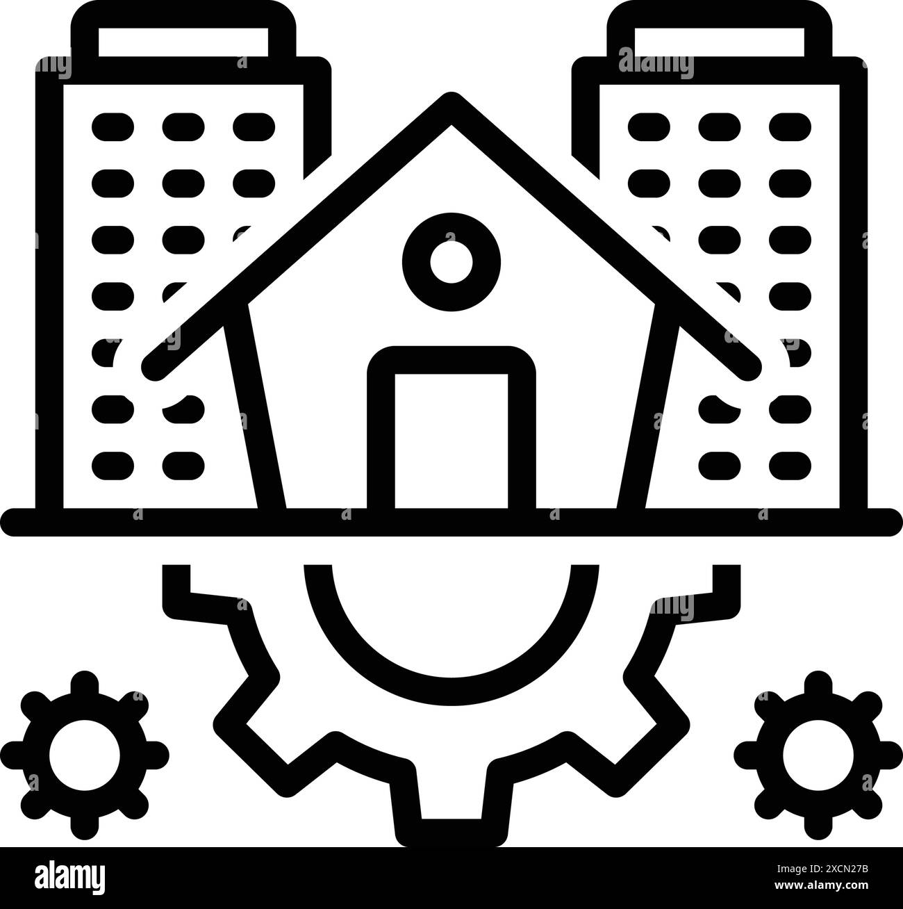 Management of housing Stock Vector Images - Alamy