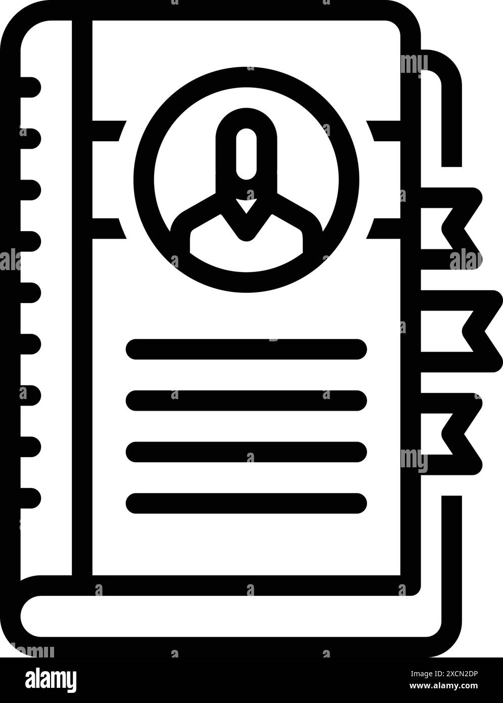 Icon for address book, book Stock Vector Image & Art - Alamy