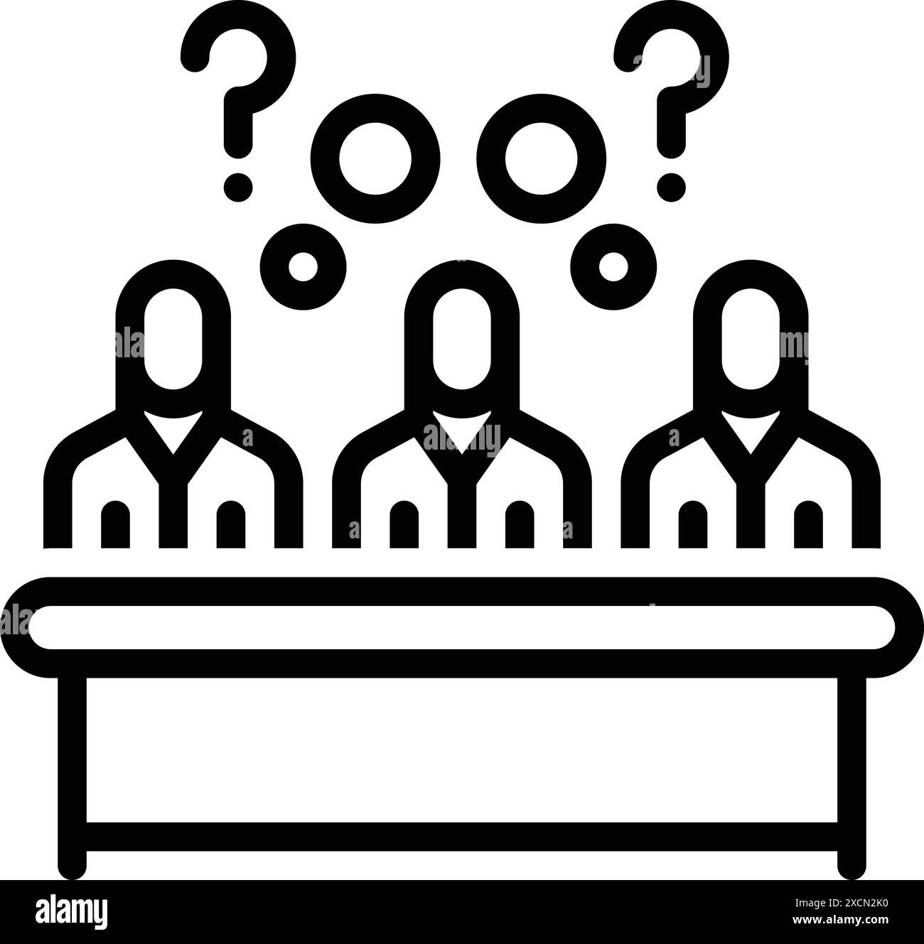 Icon for deliberation, consideration Stock Vector Image & Art - Alamy