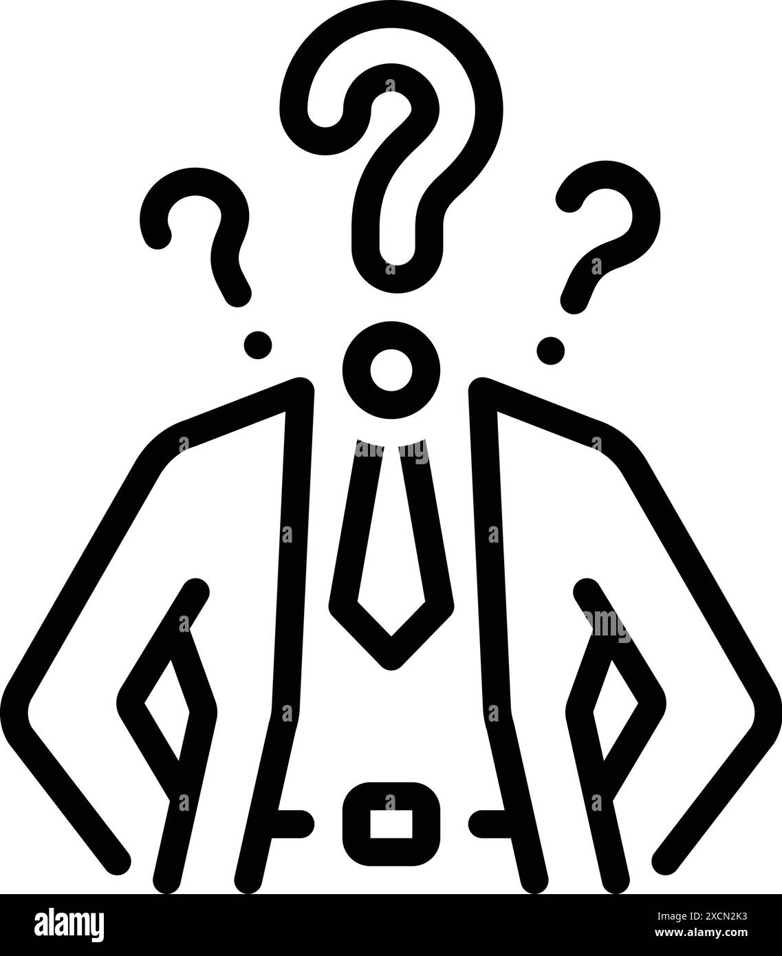 Doubt questioning Stock Vector Images - Alamy