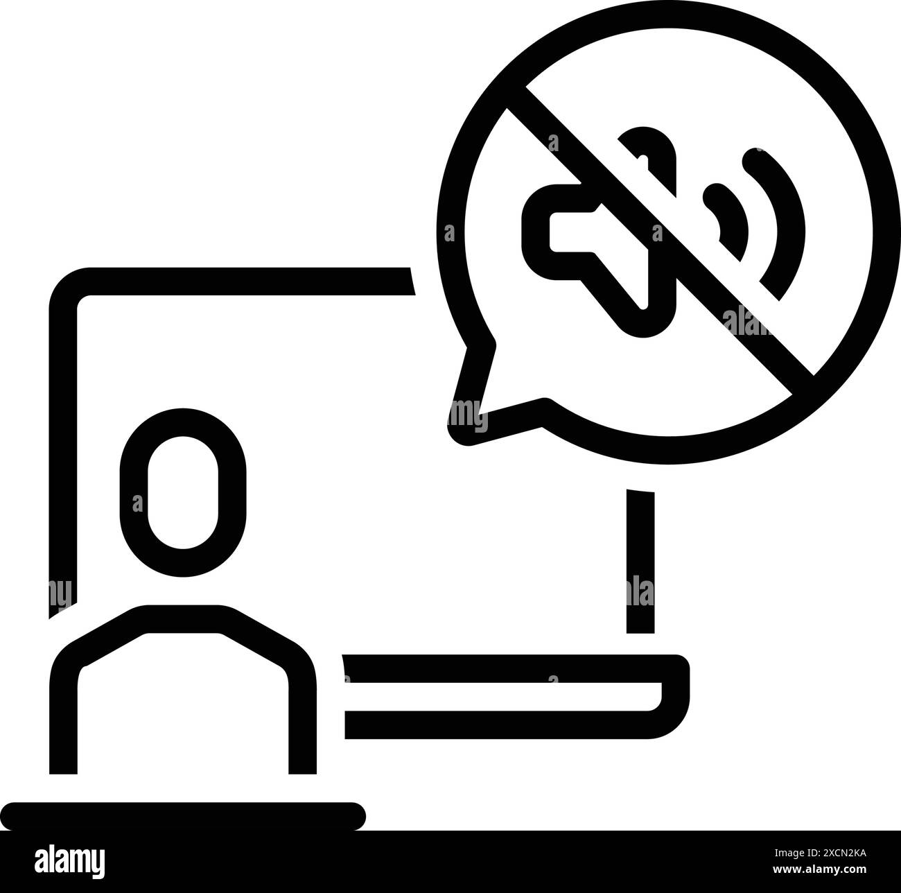 Distraction symbol Stock Vector Images - Alamy