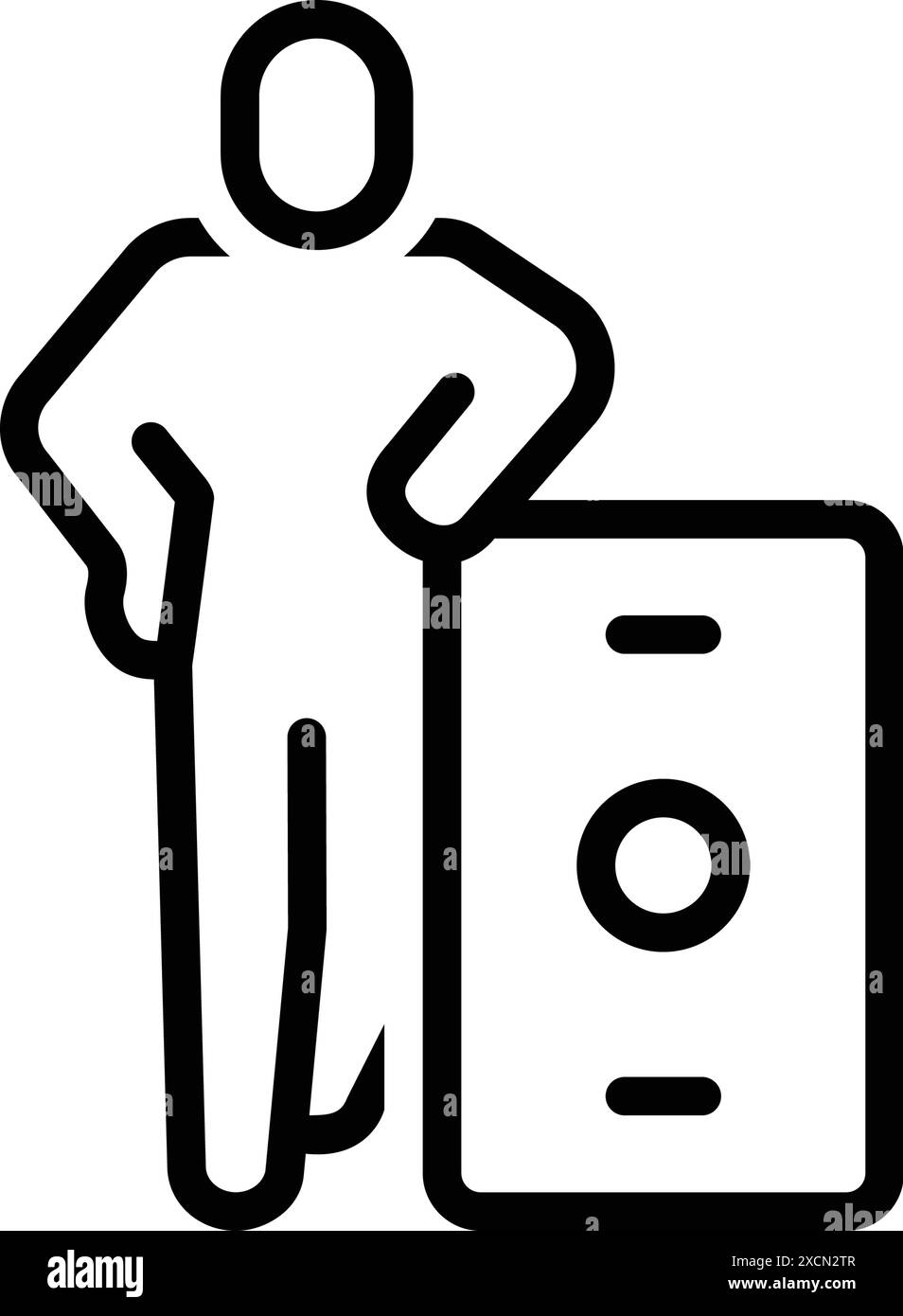 Icon for body gesture, stand Stock Vector Image & Art - Alamy