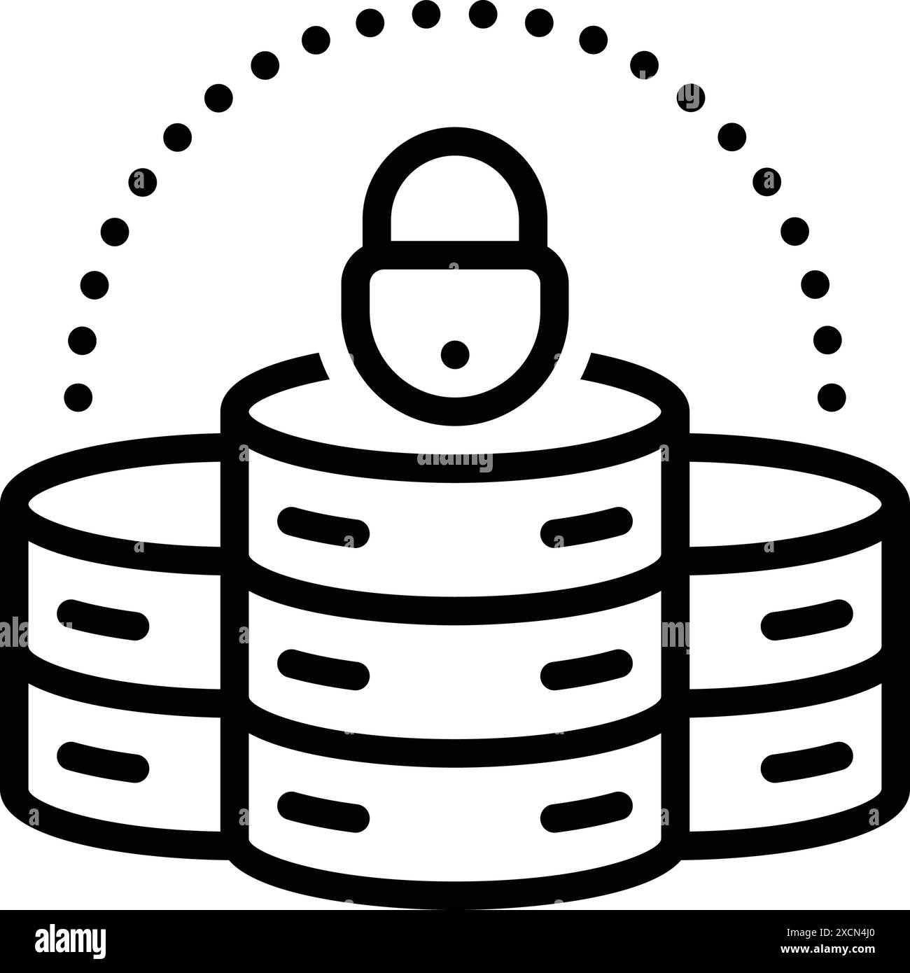 Cyber security database Black and White Stock Photos & Images - Alamy