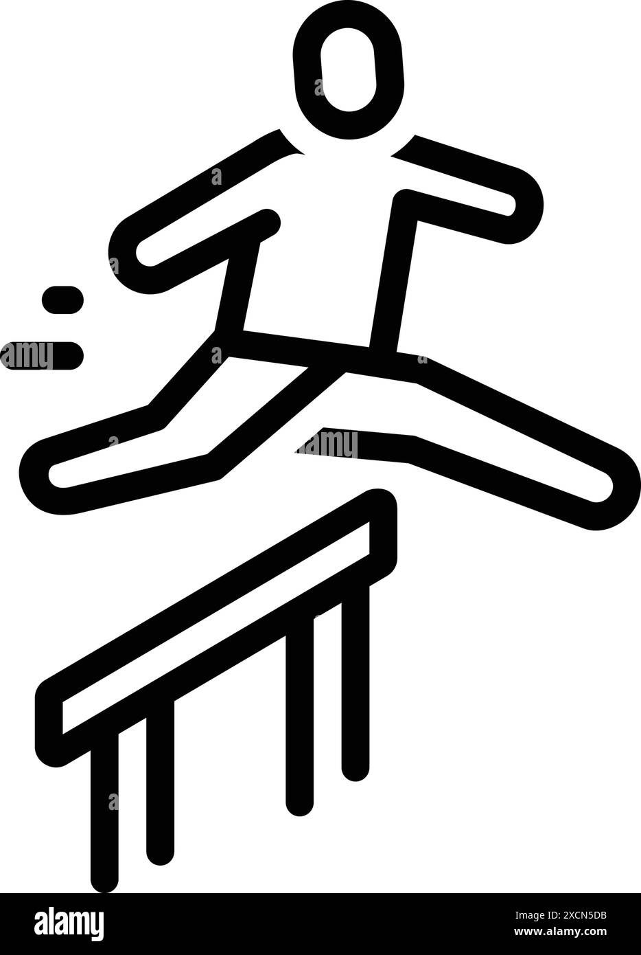 Hurdle race run Black and White Stock Photos & Images - Alamy