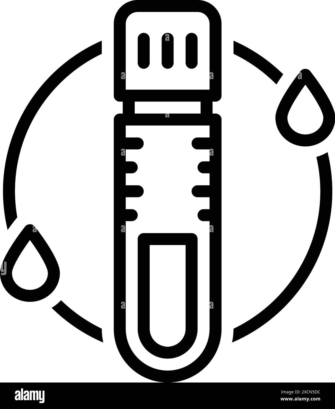 Icon for test tube, medical Stock Vector Image & Art - Alamy