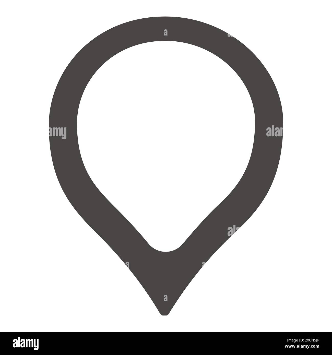 Destination Map minimal Marker icon, Pin symbol, Location icon isolated ...