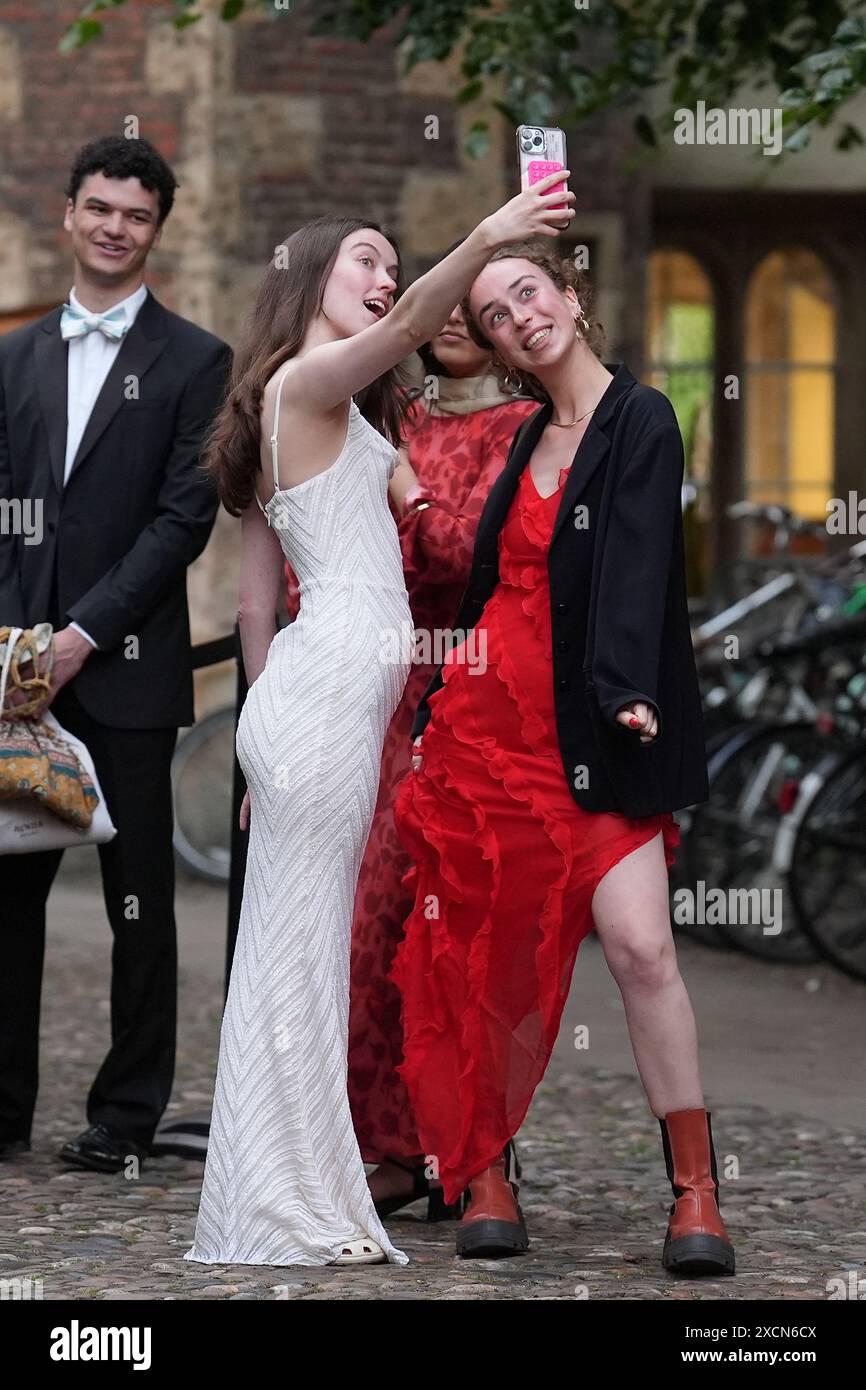 Students queue up for the Trinity May Ball at Cambridge University's ...