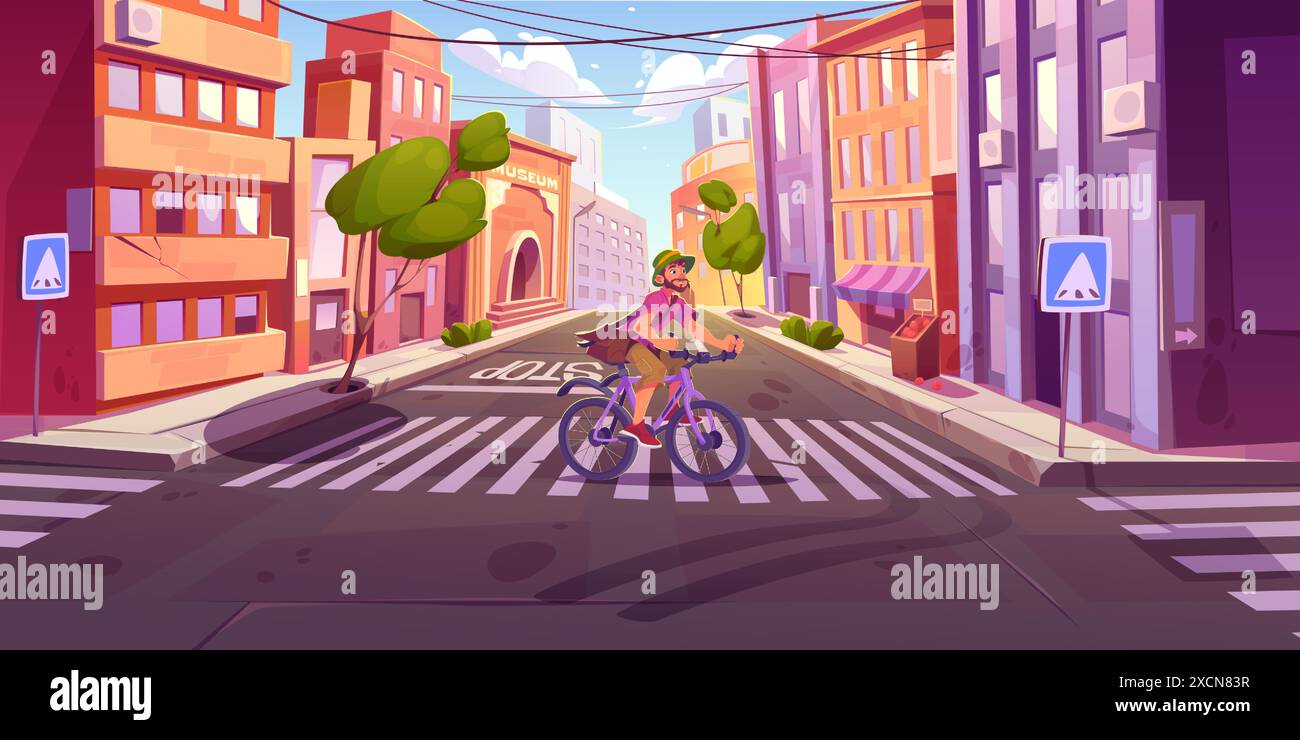 Cross way cycle Stock Vector Images - Alamy