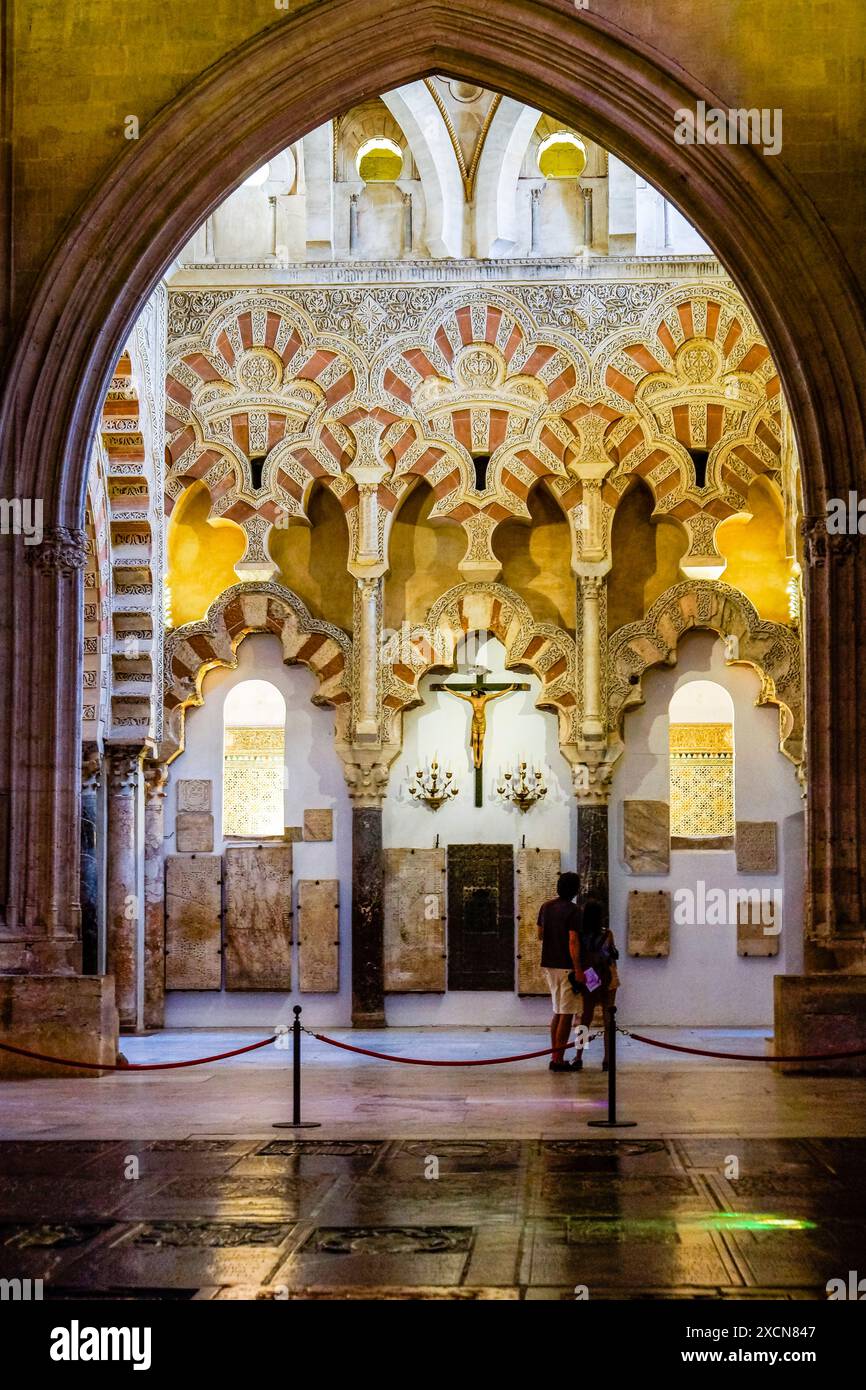 trasaltar, Mosque-cathedral of Cordoba, Andalucia, Spain Stock Photo ...