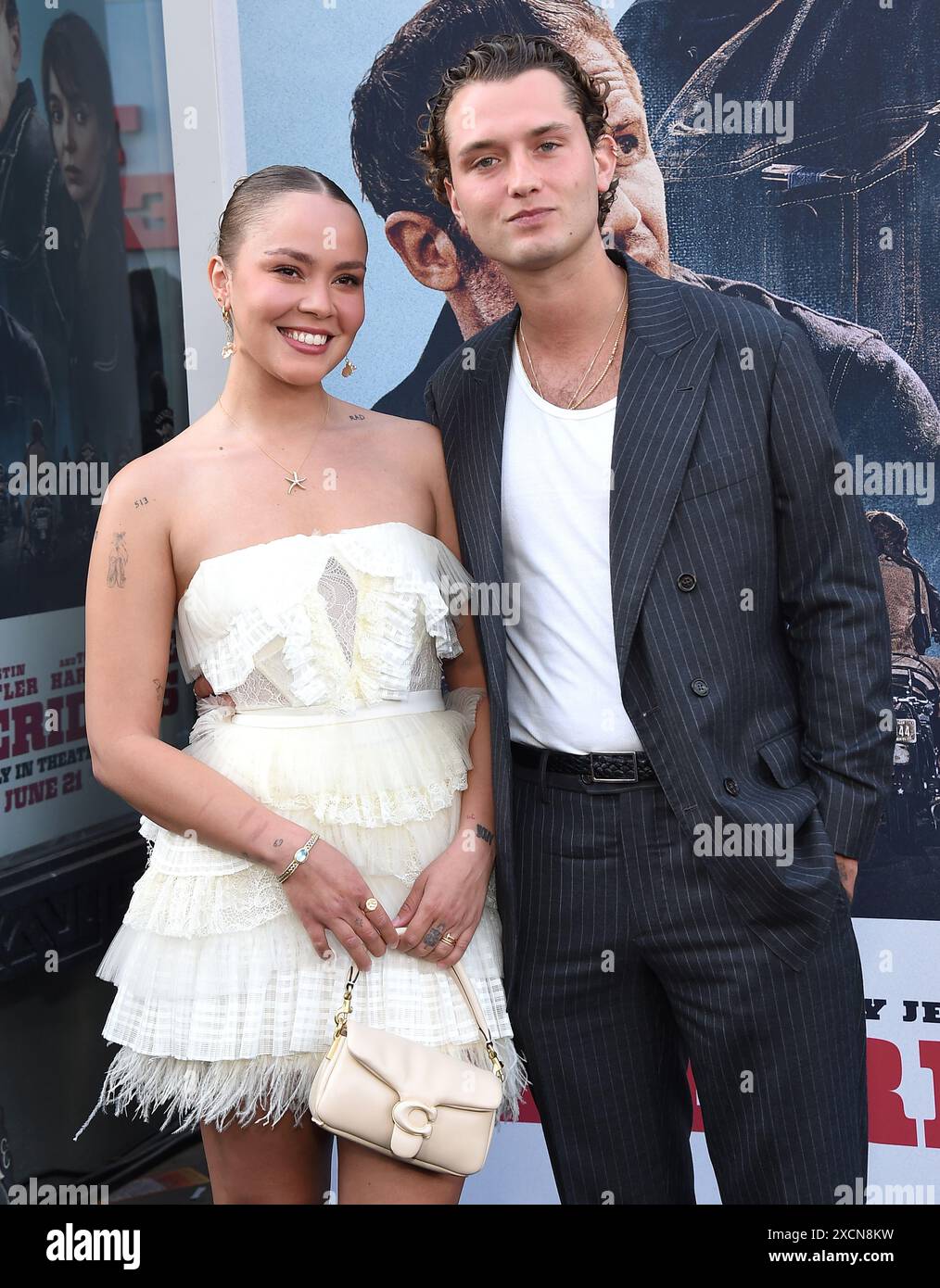 Hollywood, USA. 17th June, 2024. Rosa Ramirez and Raff Law arriving to ...